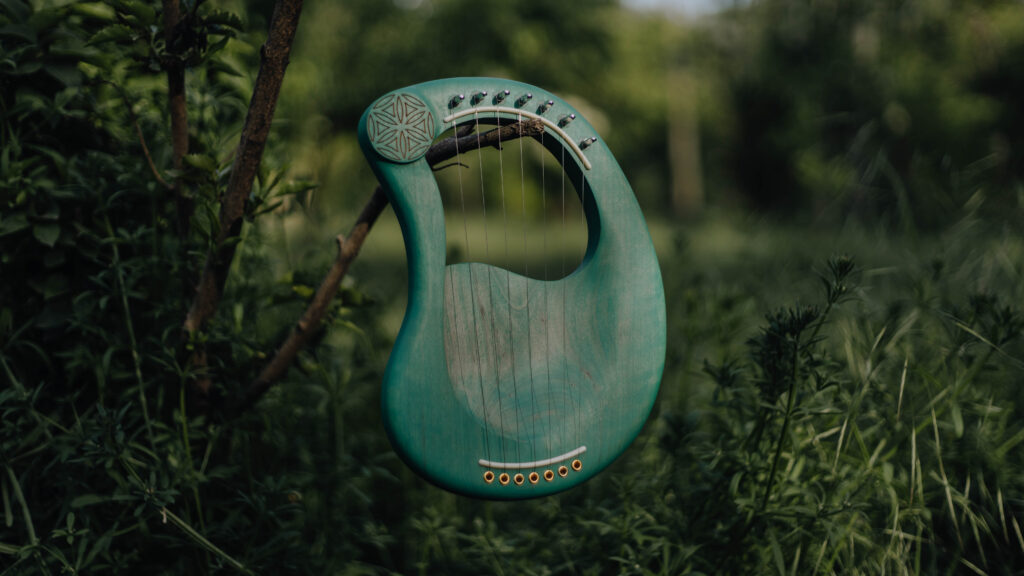Pocket lyre 7 strings / lyreharp / simple lyre / Handmade Lyre Harp ...